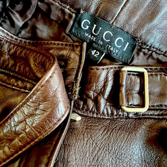 Gucci | Pants & Jumpsuits | Vintage Authentic Gucci Leather Pants ...